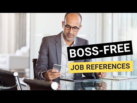 Navigate the tricky waters of job references WITHOUT involving your boss!