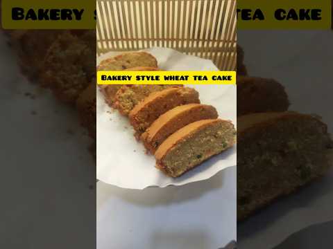 How To Make Basic Wheat Vanilla Cake 🥧🍰– No Maida, No Oil.|| #cake #shortsfeed #shortvideo #trending