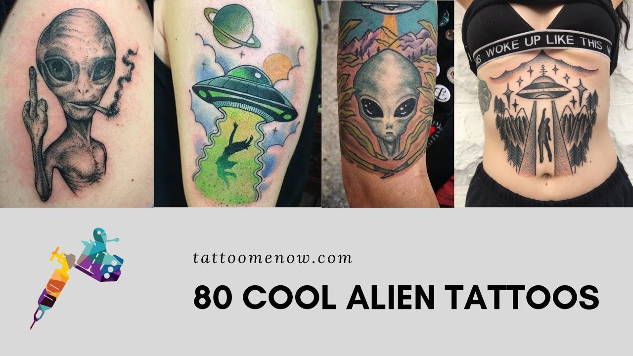 80 COOL ALIEN TATTOOS