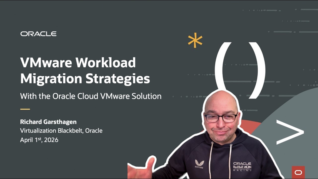 Developer Coaching - VMware Workload Migration Strategies with Oracle Cloud VMware Solution