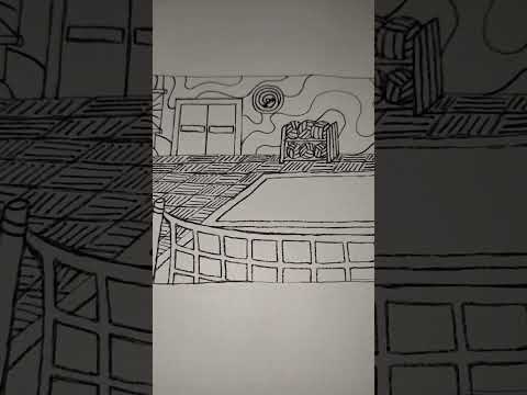 Volleyball Court Coloring Page
