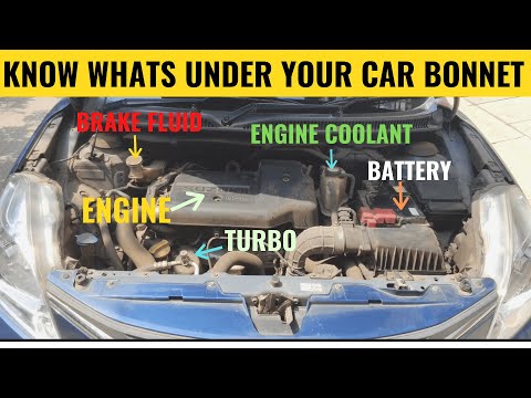 components under the car bonnet ||| CAR CARE