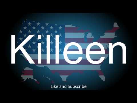 How to correctly pronounce the City in America - Killeen.