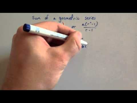 Proof of Sum of a Geometric Series - Corbettmaths