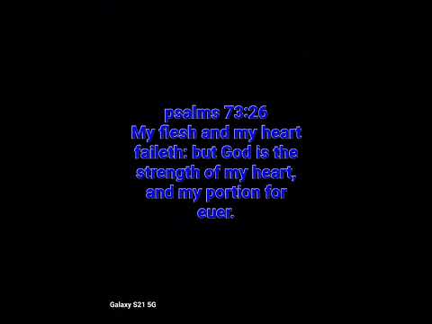 1611 kjv psalms 73:26