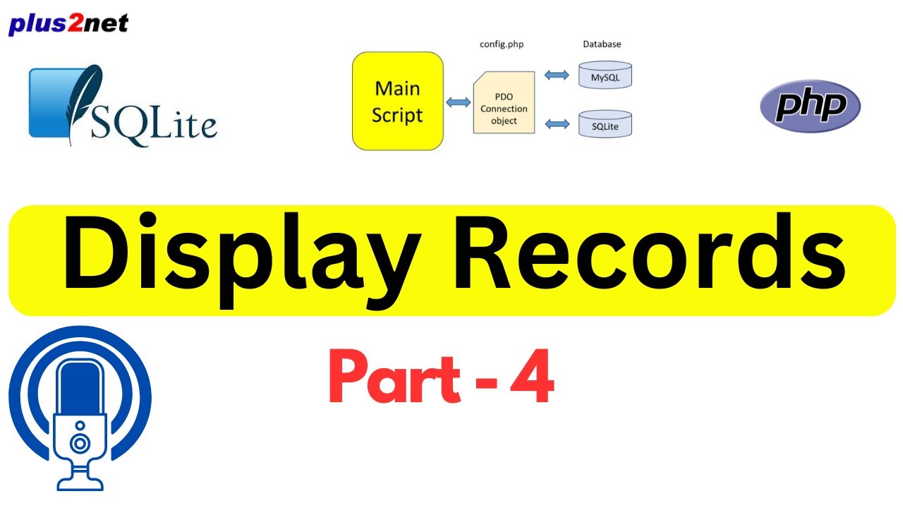 Displaying SQLite Data Using PHP PDO | Fetching Data Efficiently