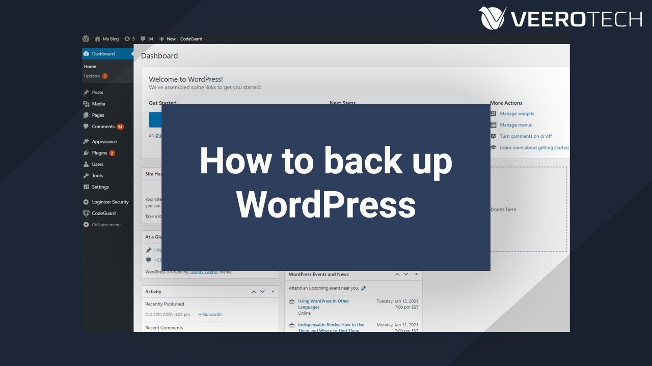 How to backup WordPress manually with cPanel & phpMyAdmin - WordPress Tutorial