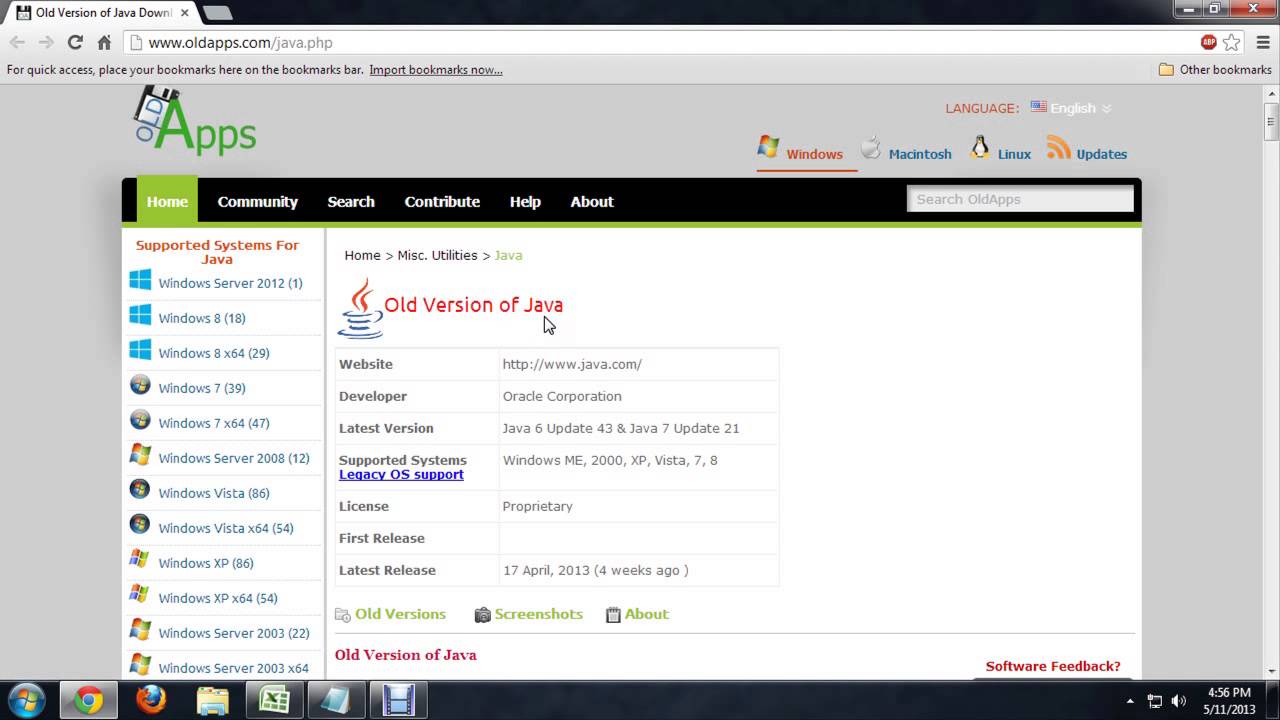 How to Download an Earlier Version of Java : Tech Niche