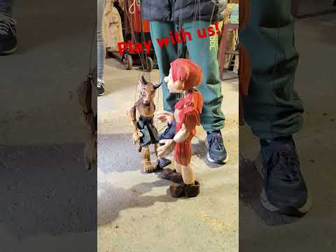 Puppets in the workshop comes to the life under the hands of its creator #puppet #show #marionette