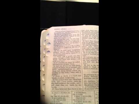 James 2:17-18 "Faith without works is dead" Scripture Melody