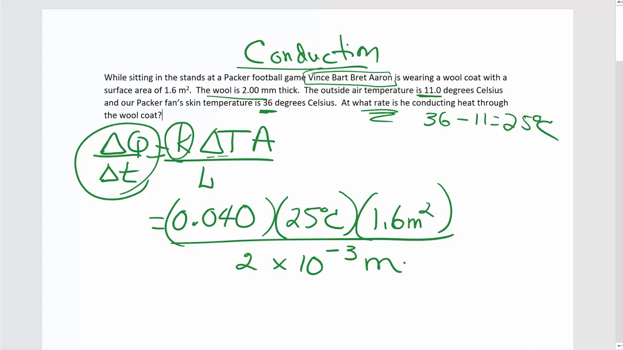P14-18 Conduction Example Problem
