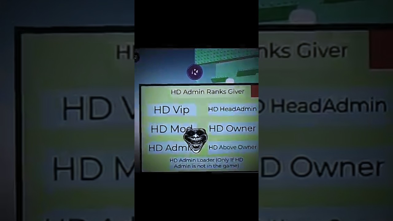 OP HD ADMIN RANK GIVER | DESCRIPTION