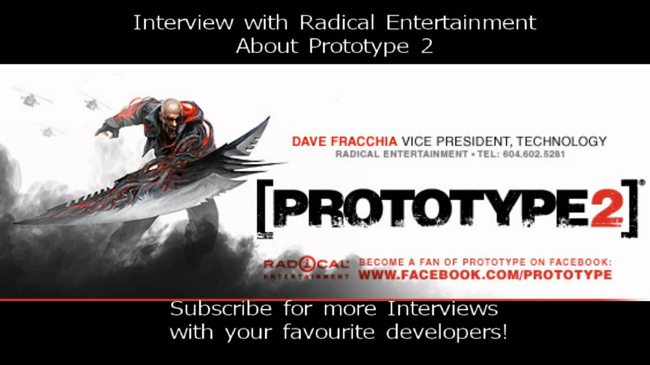 Interview with Radical Entertainment Showcasing Prototype 2!