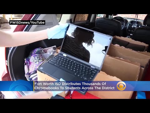 Fort Worth ISD Students Get Digital Education Access, As Thousands Of Chromebooks Are Distributed