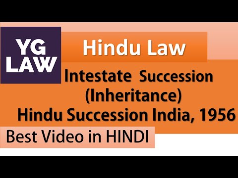 Rules of Inheritance – Intestate Succession – Hindu Law Video Lecture ...