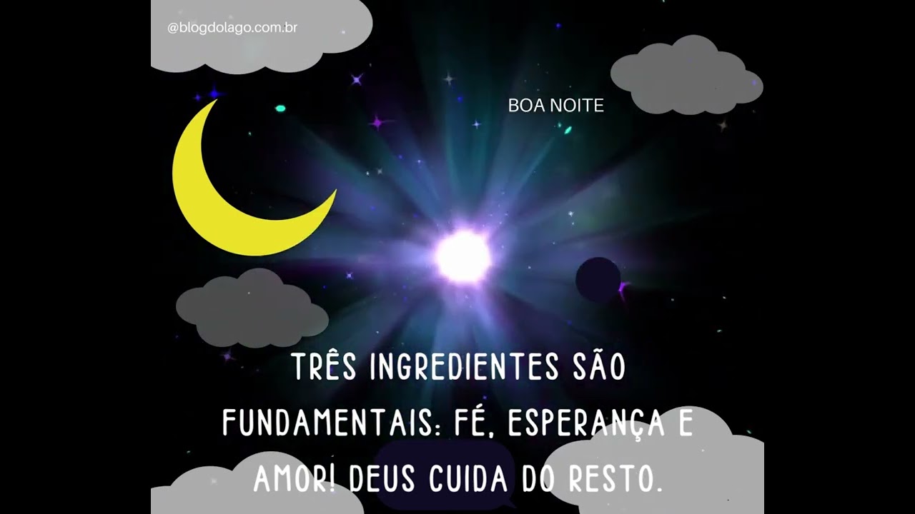 Mensagem de boa noite de hoje: 19/12/2022 | Portal Blog do Lago