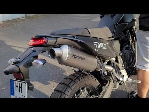 HP Corse Schalldämpfer SP-1 Titan Short Yamaha Tenere 700 HOCH
