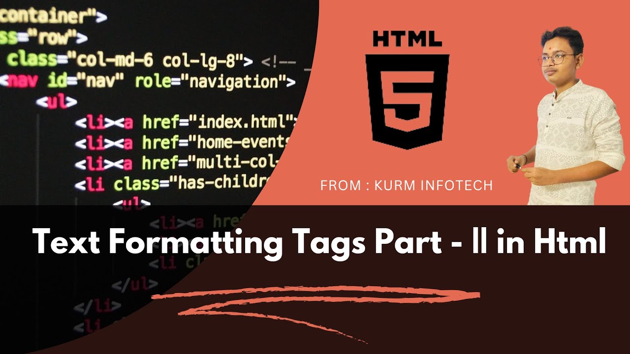 HTML - Text Formatting - II || Text Formatting For Beginner || #viralvideo #html5 #tutorial