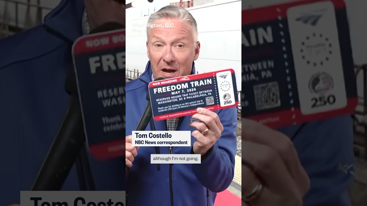 Amtrak unveils Freedom 250 train