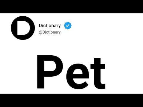Pet Meaning In English