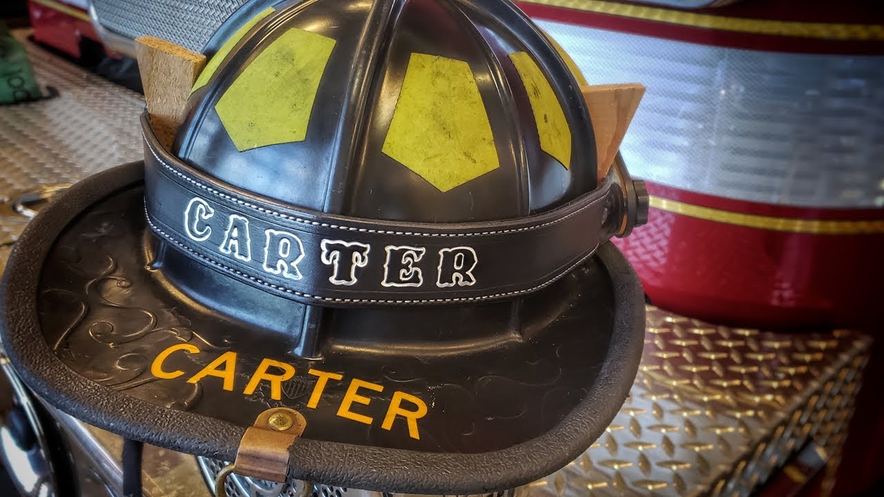 How to Make a Fire Helmet Name Strap