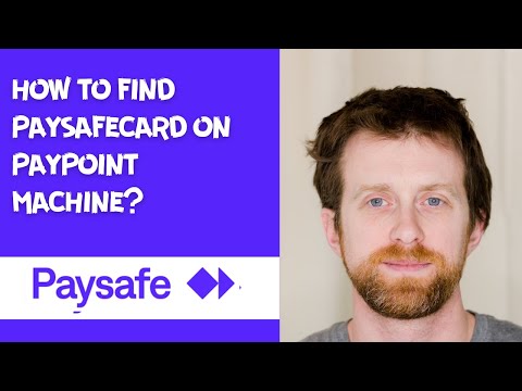 how to find paysafecard on paypoint machine
