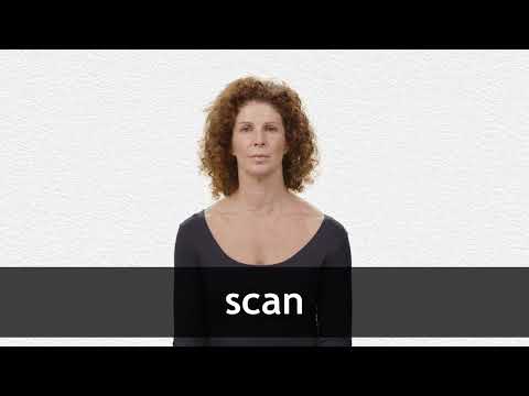 SCAN definition and meaning | Collins English Dictionary
