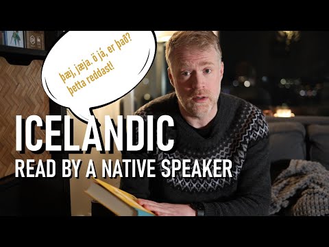Icelandic Language Read Out Loud