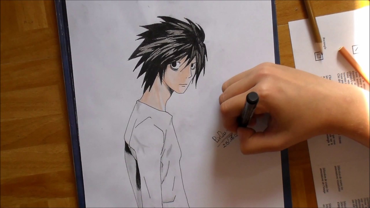 SPEED DRAWING : L / Ryuzaki 【Death Note】