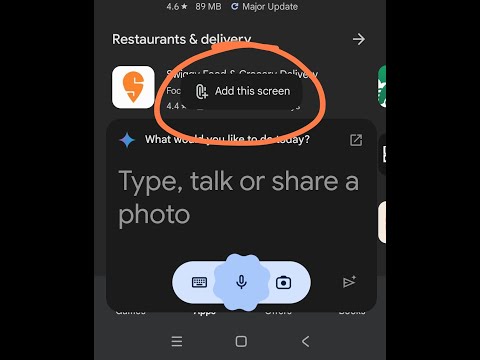 Gemini ai android app scan screenshot option on poco x4 pro (its getting better) #geminiai #bard
