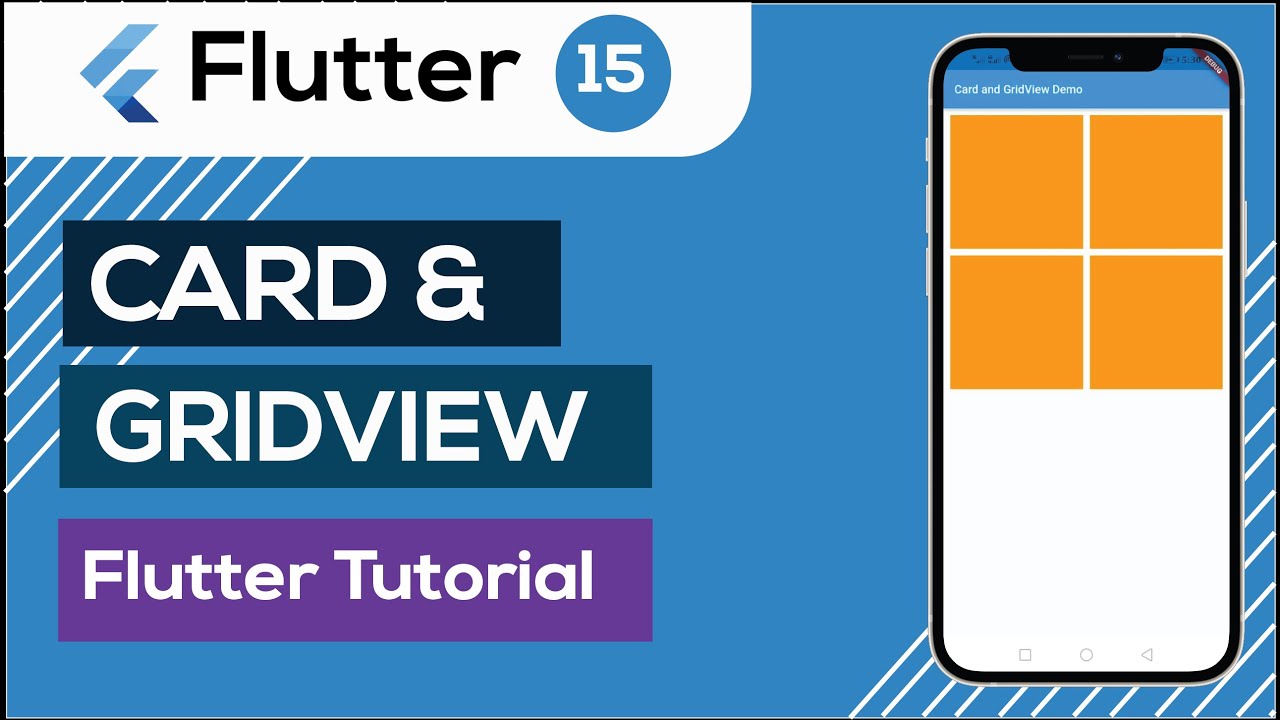 15. Card and Gridview in Flutter | Flutter Tutorial Bangla | Android Studio