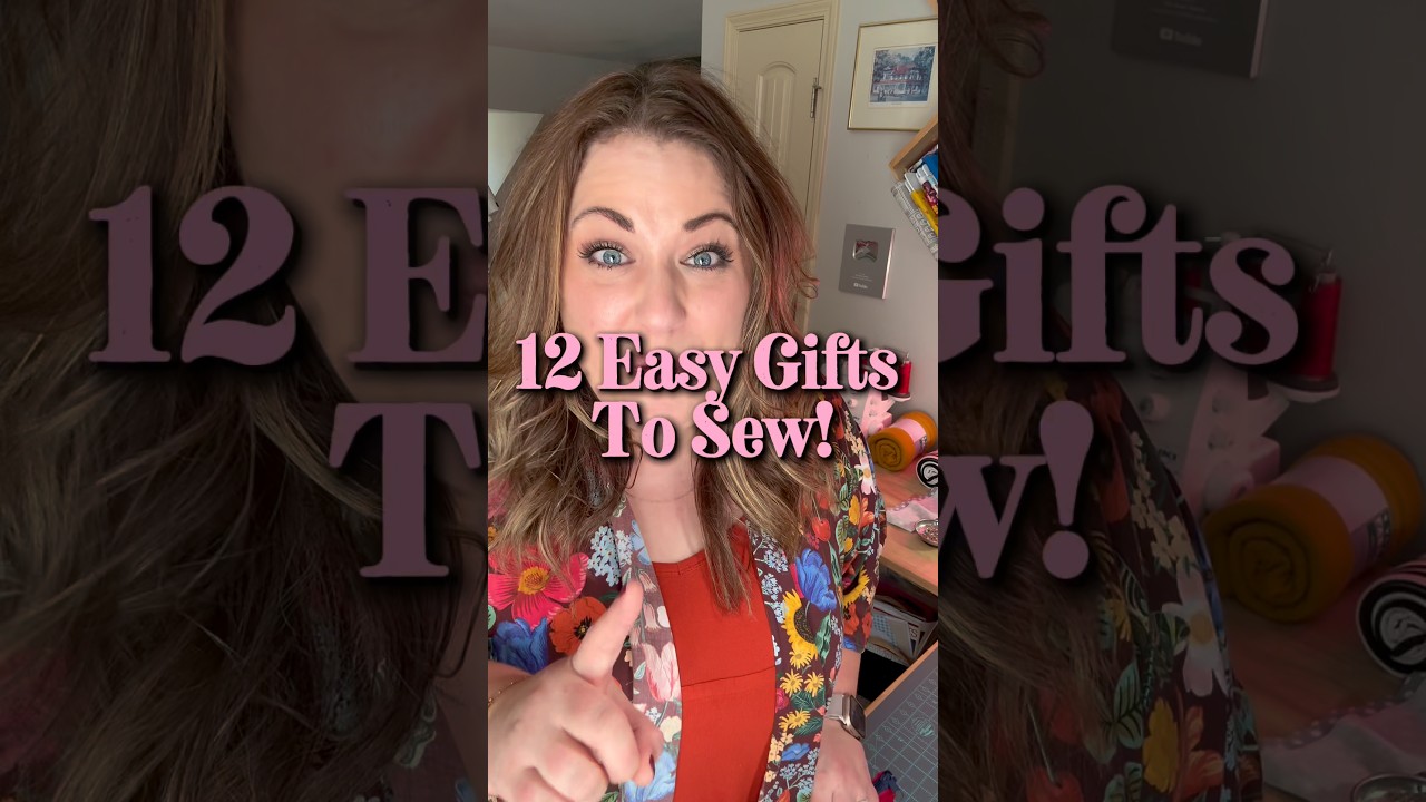 12 Easy DIY Gift Ideas! 🎁 🧵 🪡 #sewing #sewingtutorial