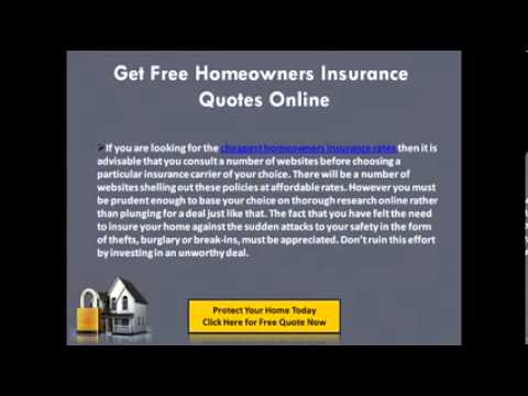 Homeowners Insurance Quotes Online Instant