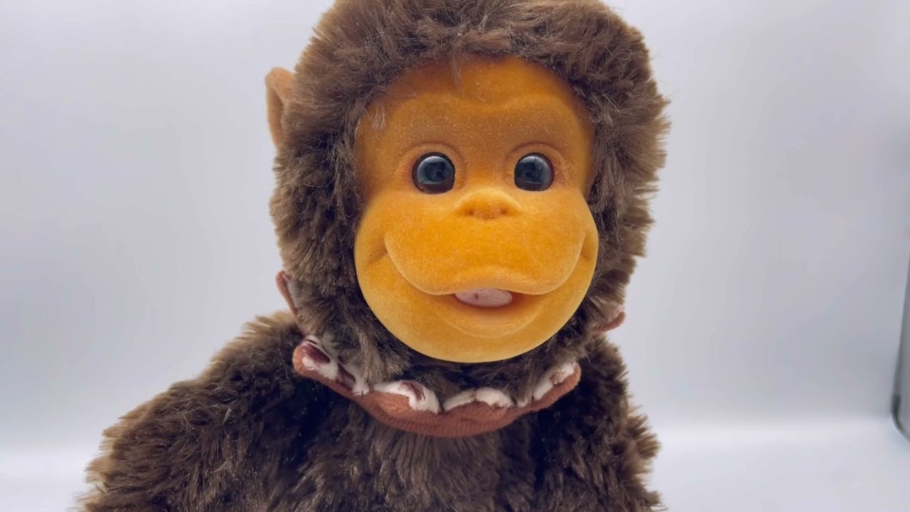 PawPalz Baby Monkey Chimp Plush Stuffed Sounds Interactive Banana Toy How does it work?