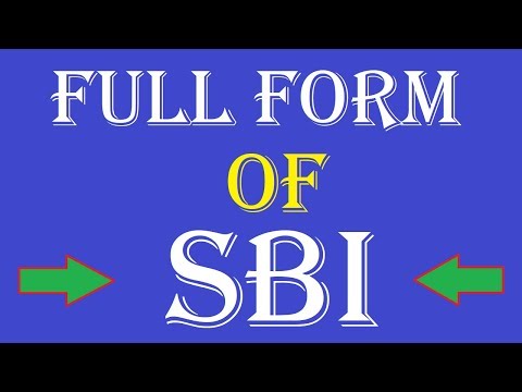Full Form of SBI | SBI bank ka poora naam kya hai? | Abbreviation of SBI bank ? Acronyms of SBI?