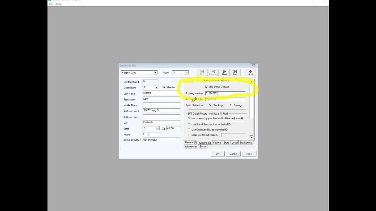 Church Windows Payroll: Overview