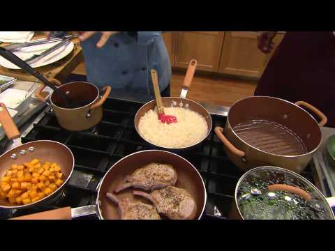 Cook'sEssential Color Smart 11-pc. Aluminum Nonstick Cookware Set with David Venable