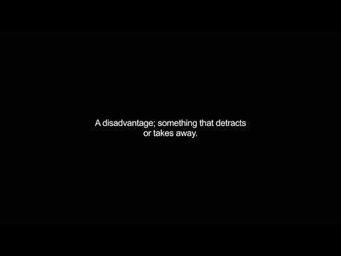 drawback video Dictionary meaning and pronunciation