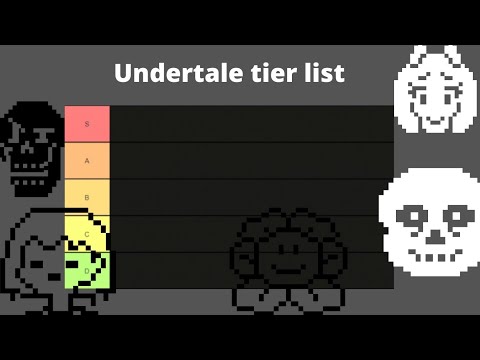 Undertale Character Tier list