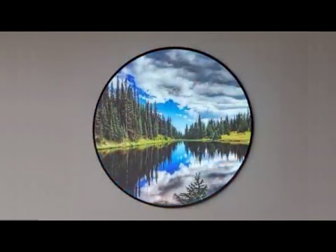 Round video - Projection Screen Paint for Wall
