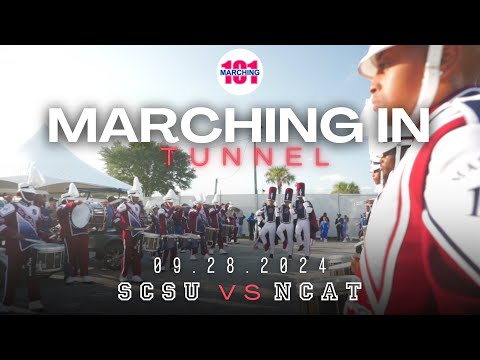 MARCHING IN (vs. NC A&T) | SCSU Marching 101 2024