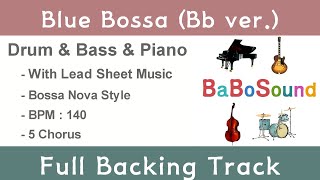 Jazz Real Book - Blue Bossa / (Bb ver.) Backing Track by BaBoSound 악보