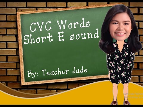CVC Words with Short E Sound