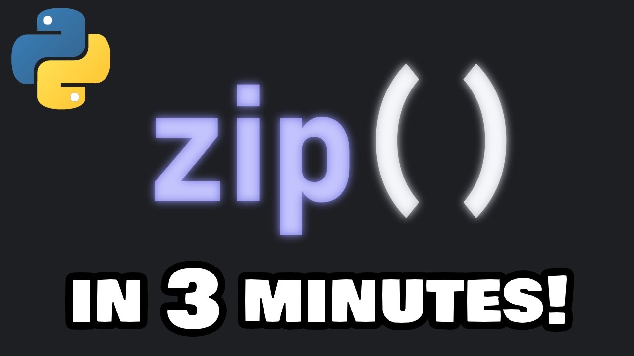 Learn Python zip() in 3 minutes! 🤐