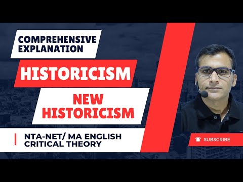 Historicism and New Historicism | Meaning and definition