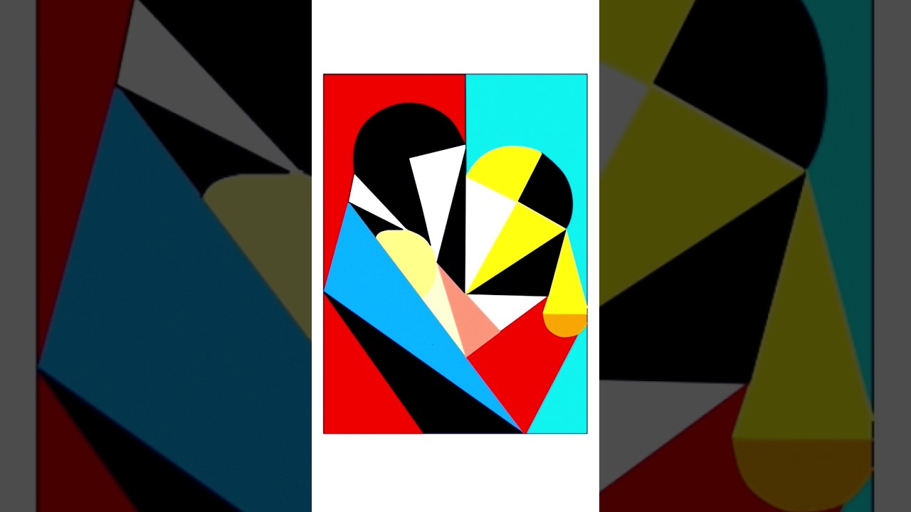 Geometric Art Shorts| Abstract Art Shorts| YouTube Shorts