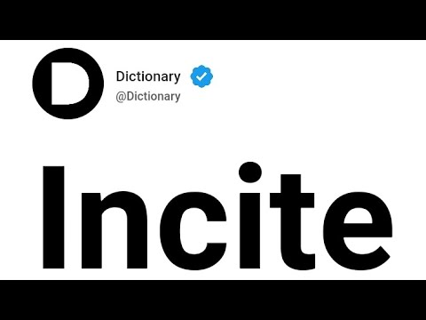 Incite Meaning In English