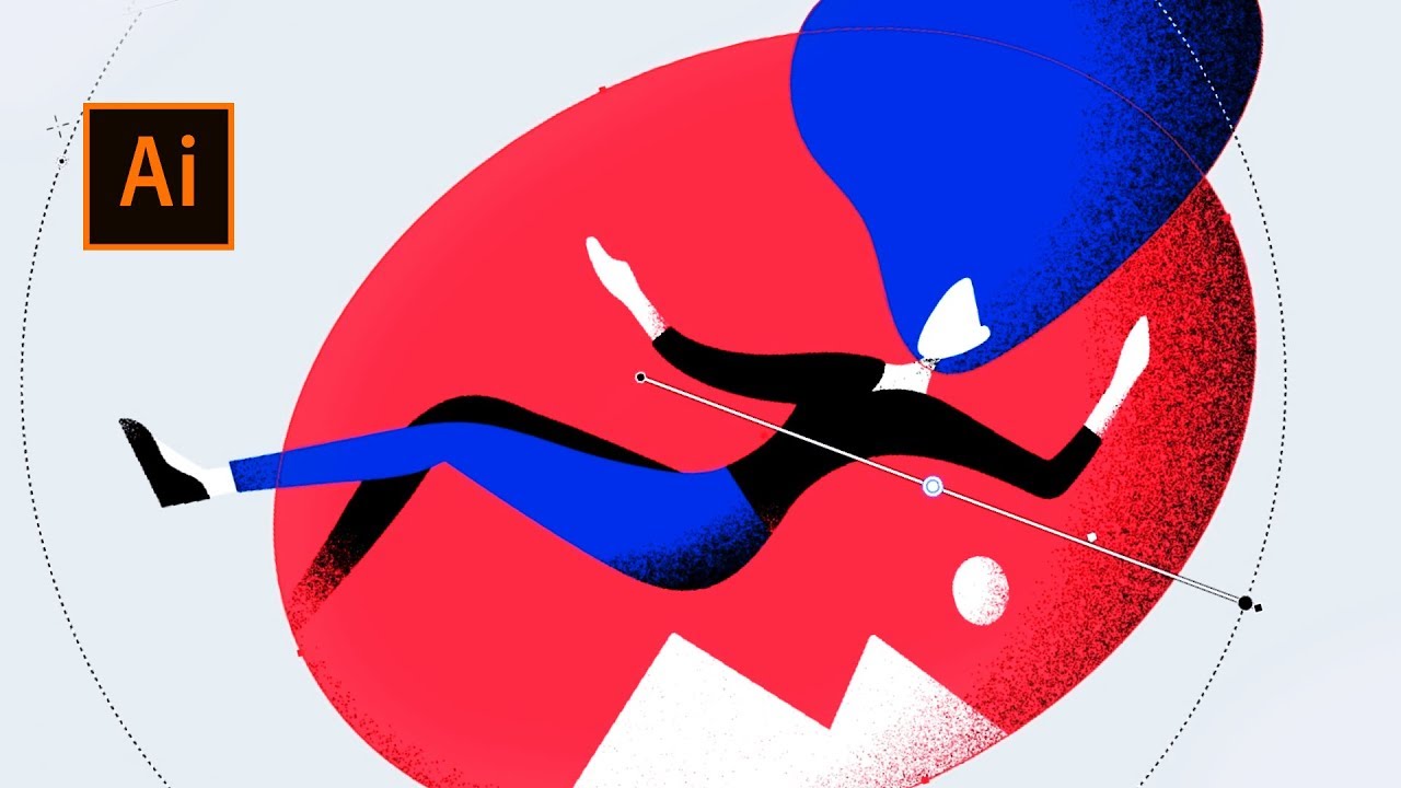 Illustrator Tutorial: Flat Illustration With Grain And Noise Texture