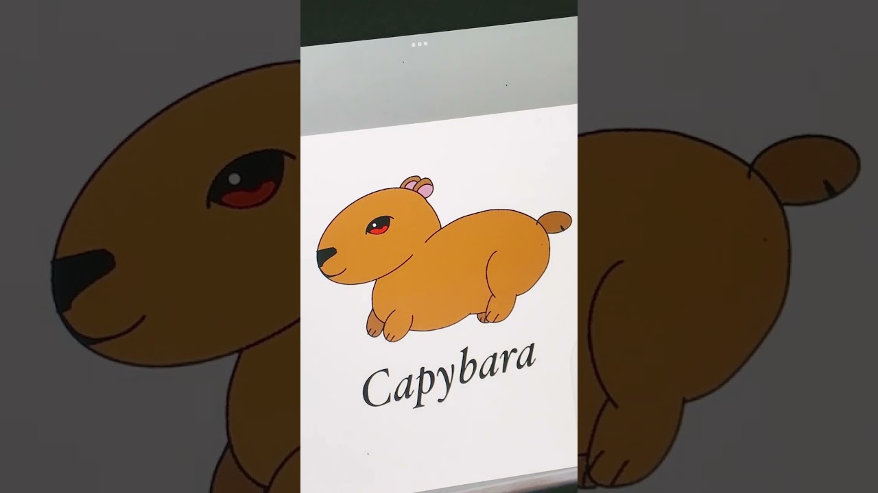 Capybara eye colour change