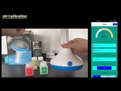 How to calibrate YK-S03C pool Monitor !